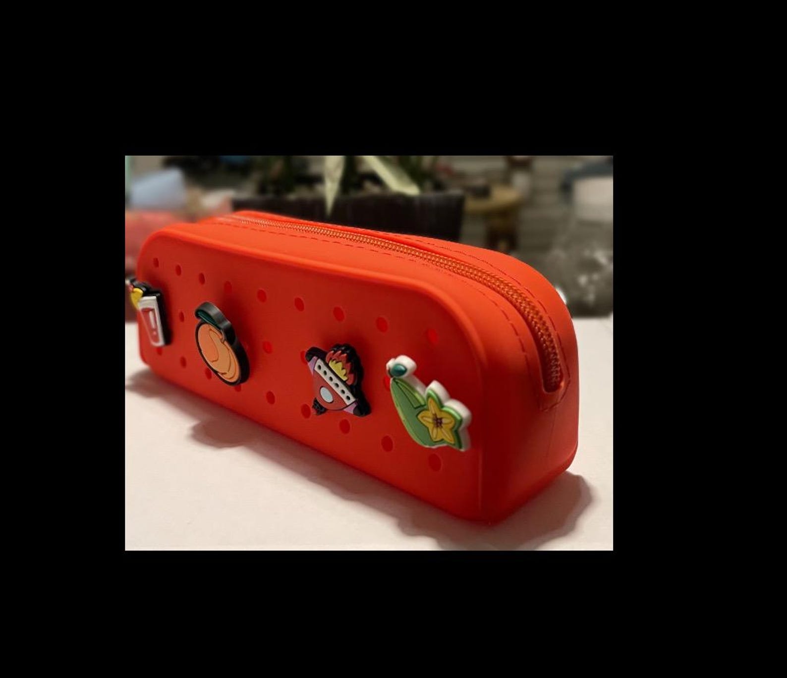 Croc Charm Pencil Case Stylish & Fun and You Can Add Your Own Charms ...