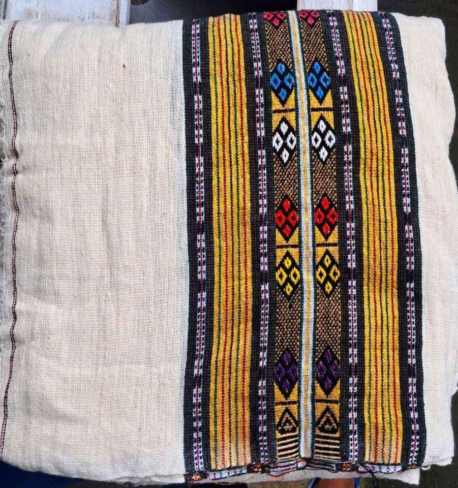 Handwoven Ethiopian Gabi Blanket | Pure Cotton Comfort | Traditional ...