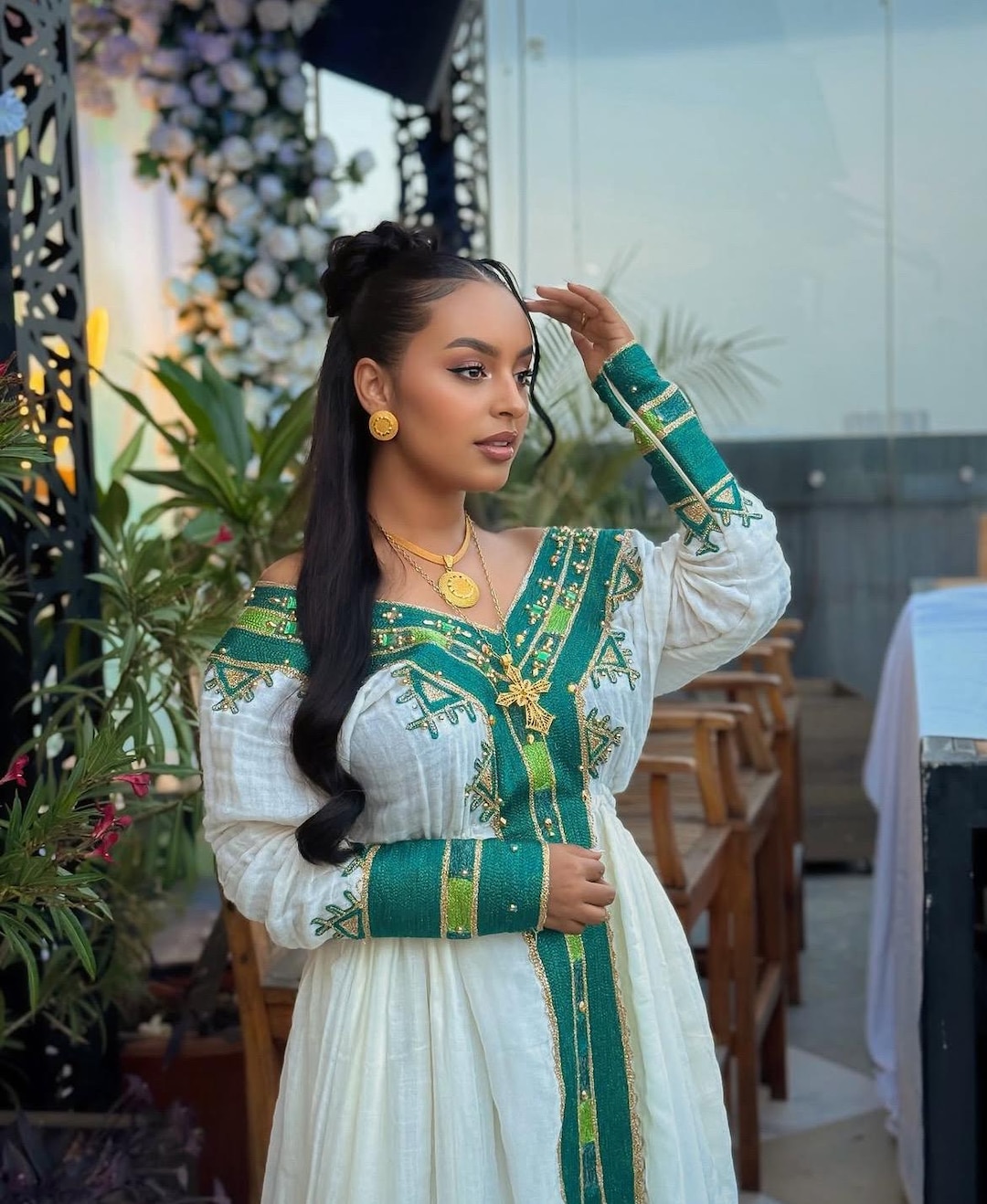 Ethiopian & Eritrean Traditional Habesha Dress – Handwoven Zuria - Etsy