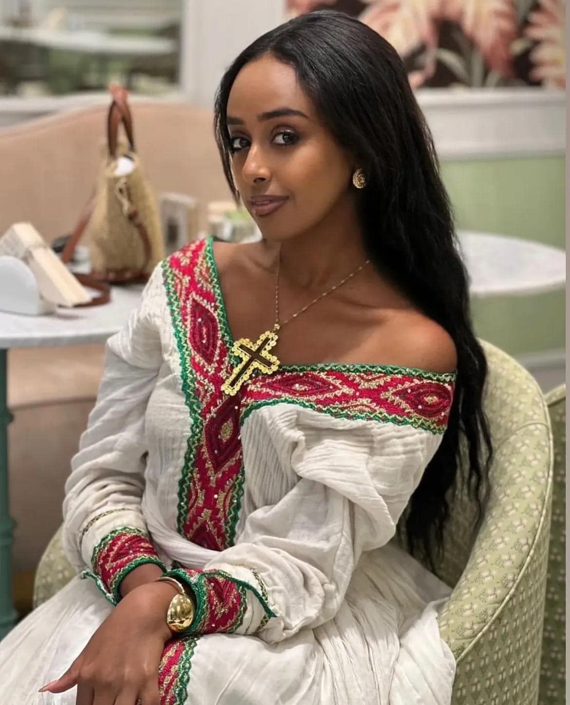 Ethiopian Zuria Dress: Traditional Habesha Kemis, Elegant Cultural ...