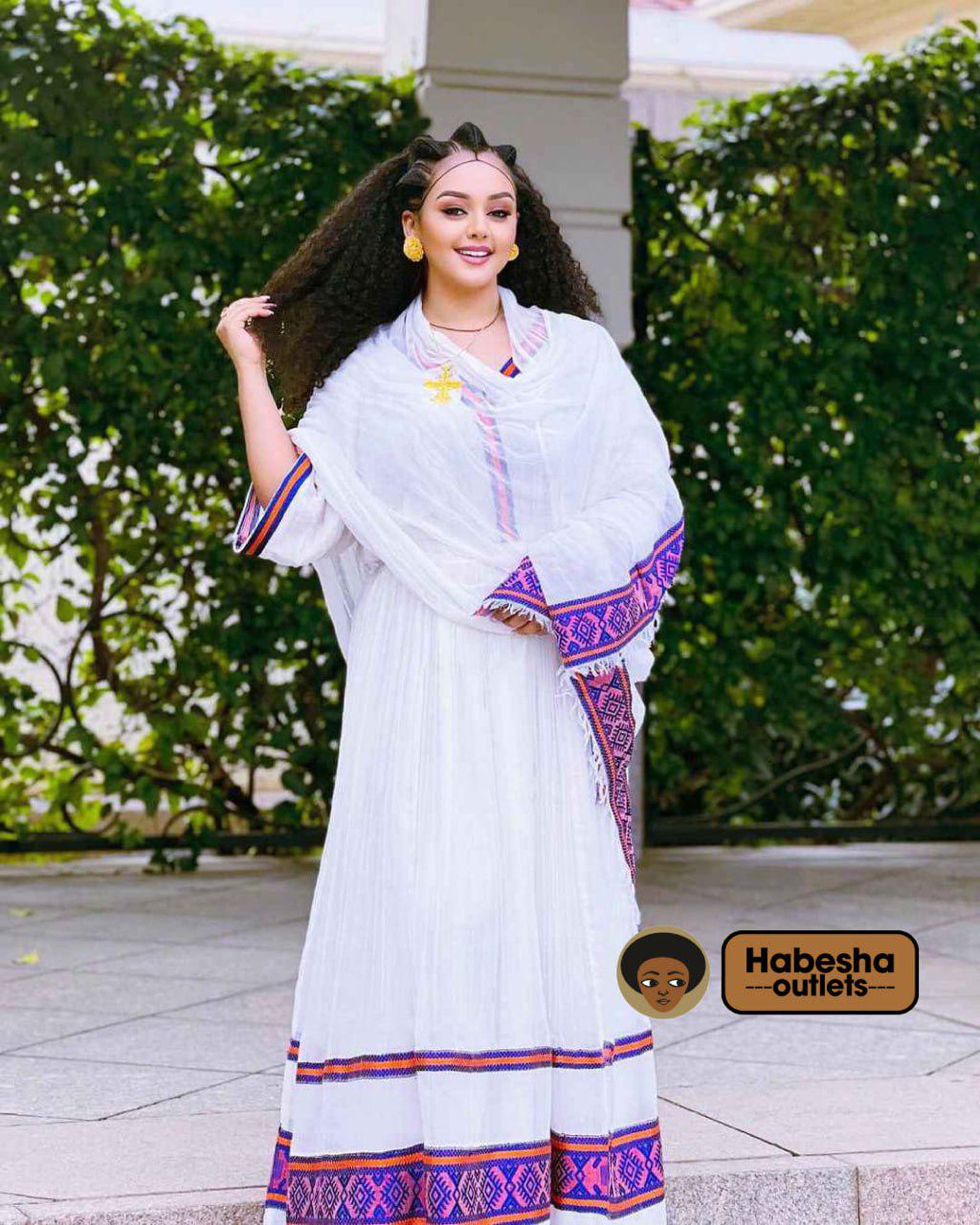 Elegant Ethiopian & Eritrean Habesha Dress | Traditional Handwoven ...