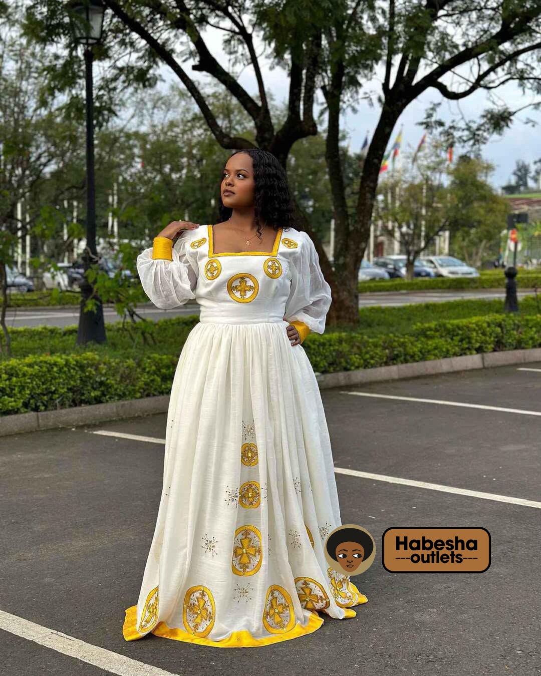 Elegant Ethiopian & Eritrean Habesha Dress | Traditional Handwoven ...