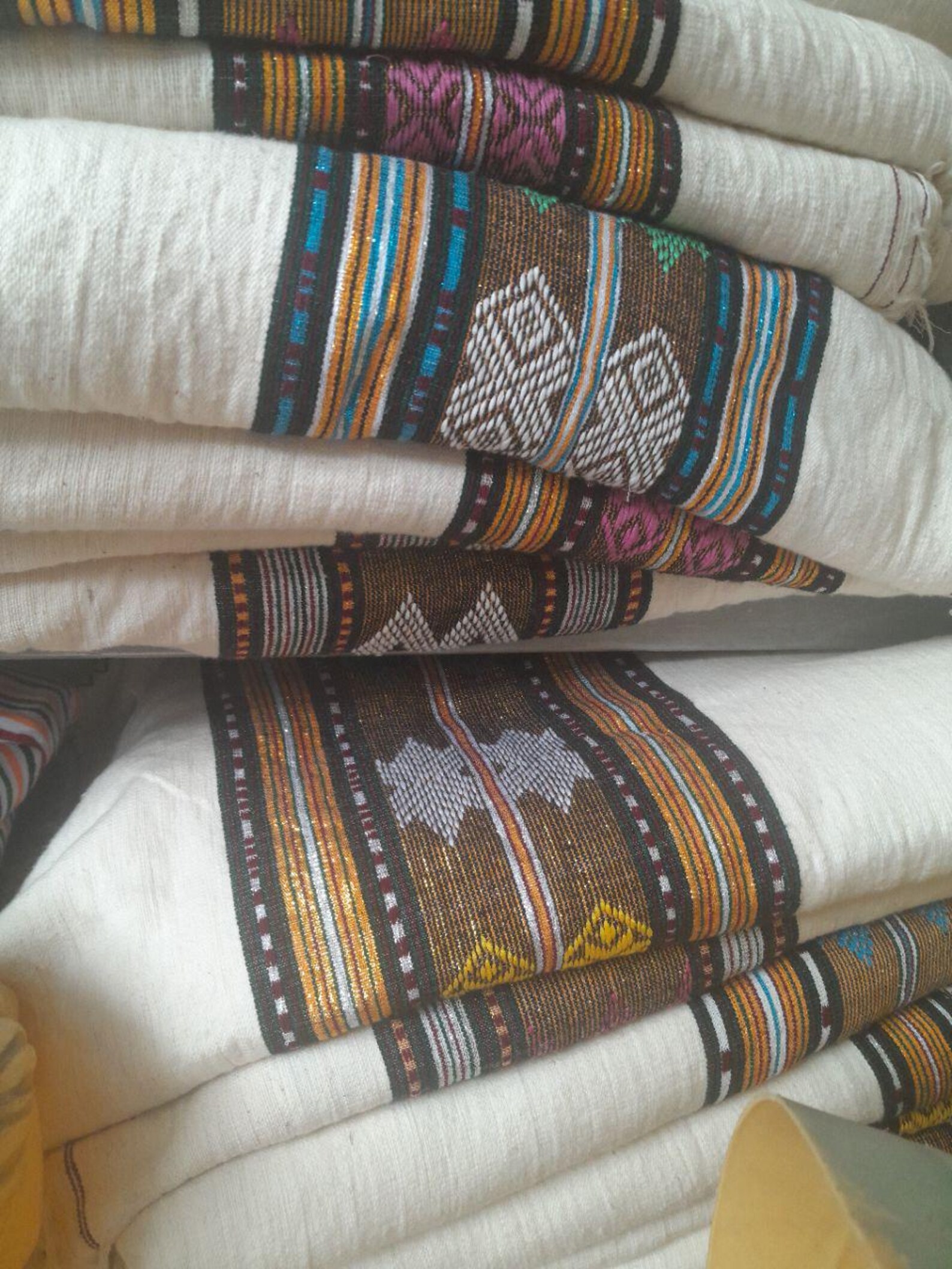 Handwoven Ethiopian Gabi Blanket | Pure Cotton Comfort | Traditional ...