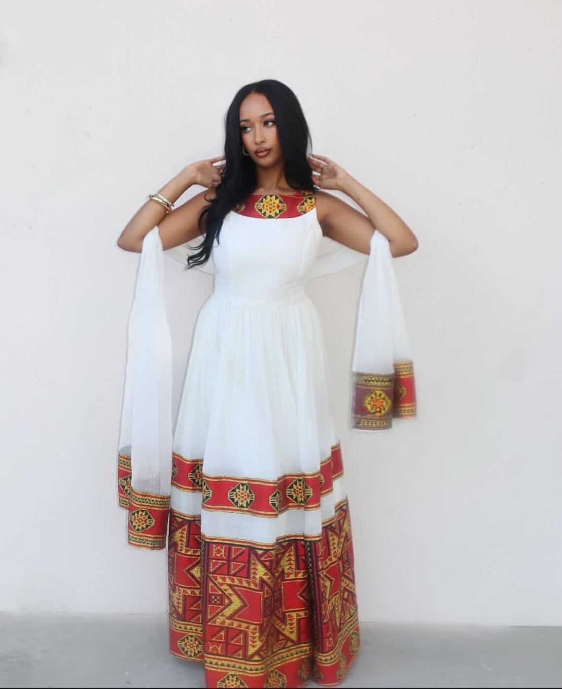 Ethiopian and Eritrean Handwoven Zuria – Elegant Habesha Dress for ...