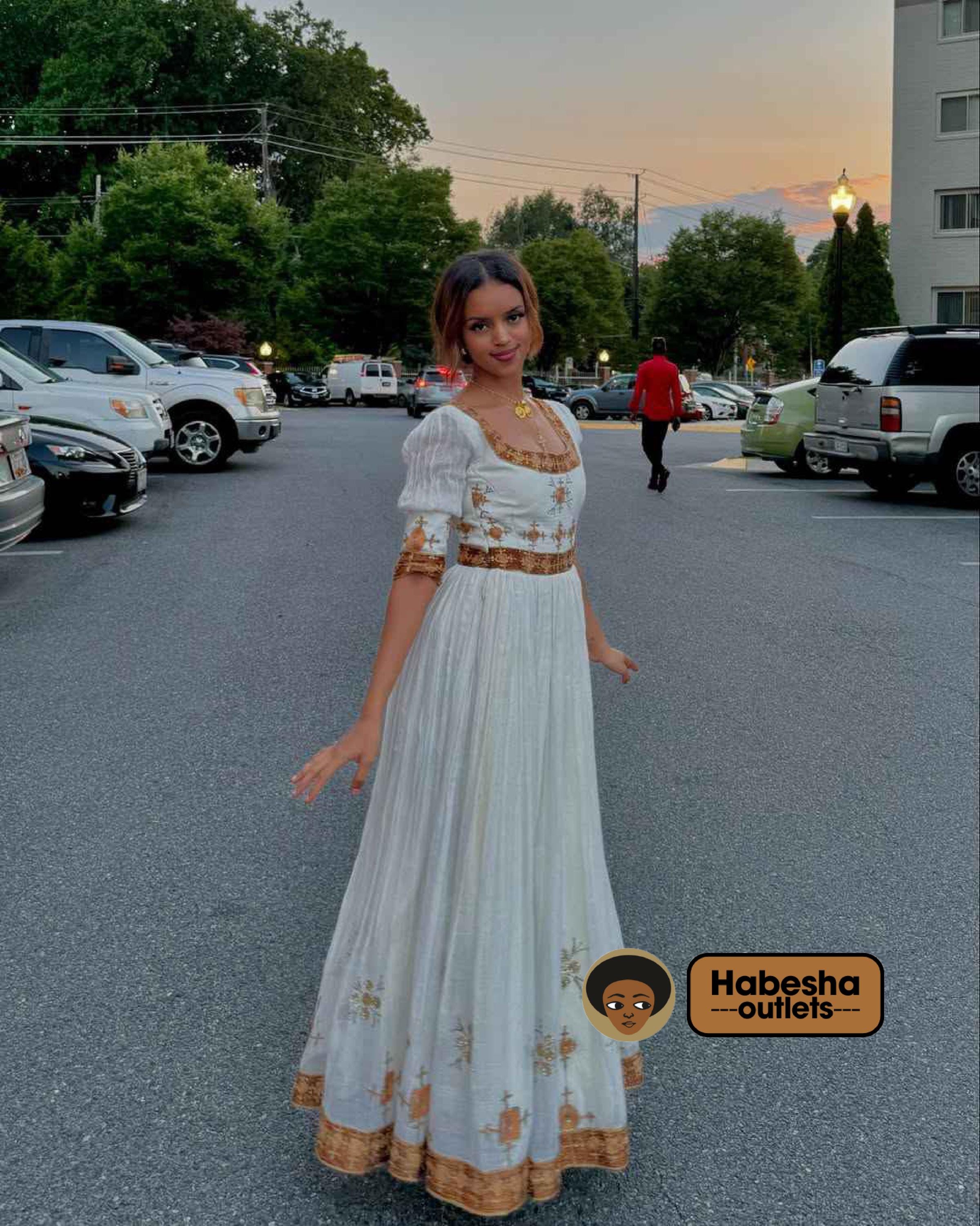 Elegant Ethiopian Habesha Dress | Traditional Kemis Zuria | Authentic Ethiopian Clothes for ...