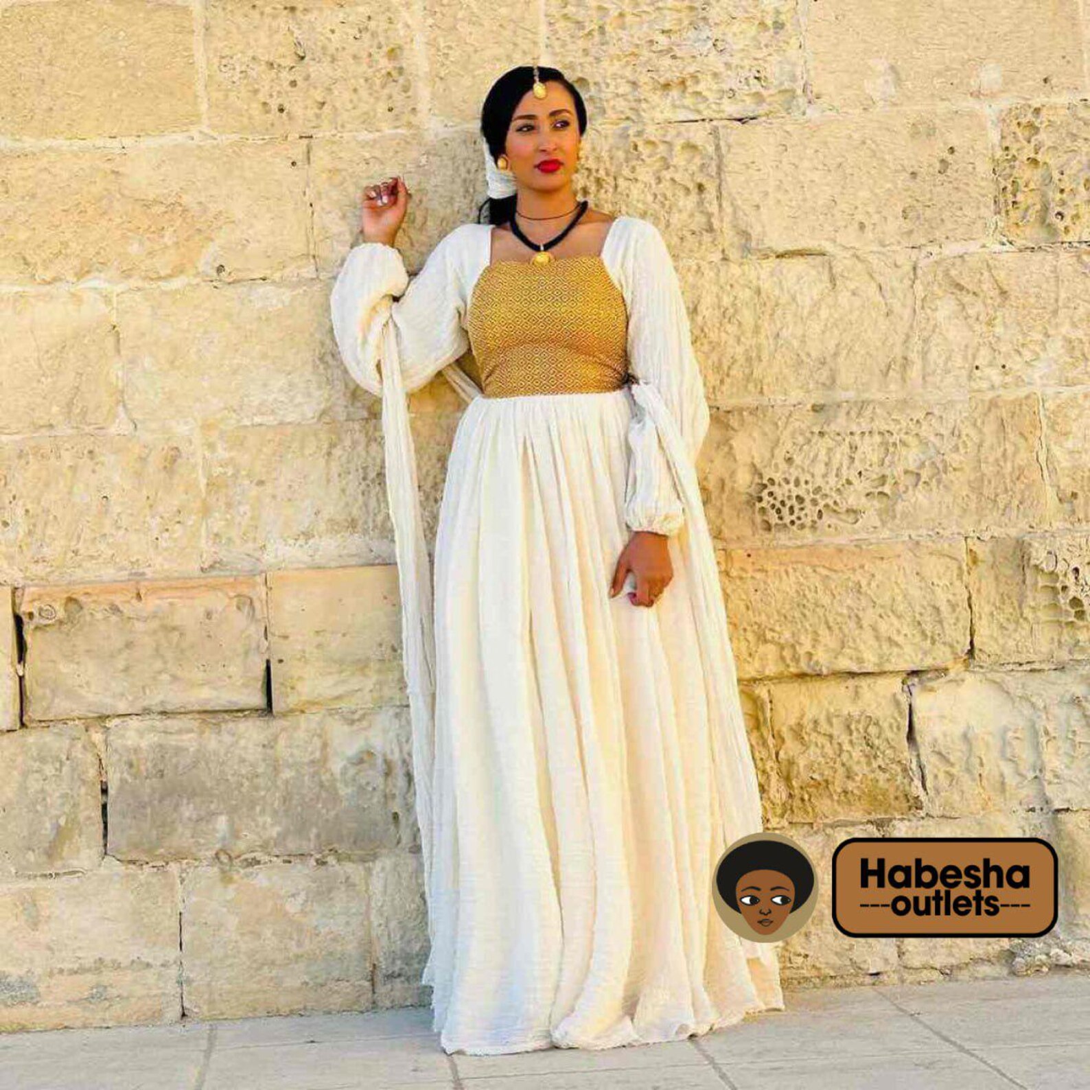 Elegant Ethiopian Dress | Habesha Dress | Handwoven Kemis | Custom ...