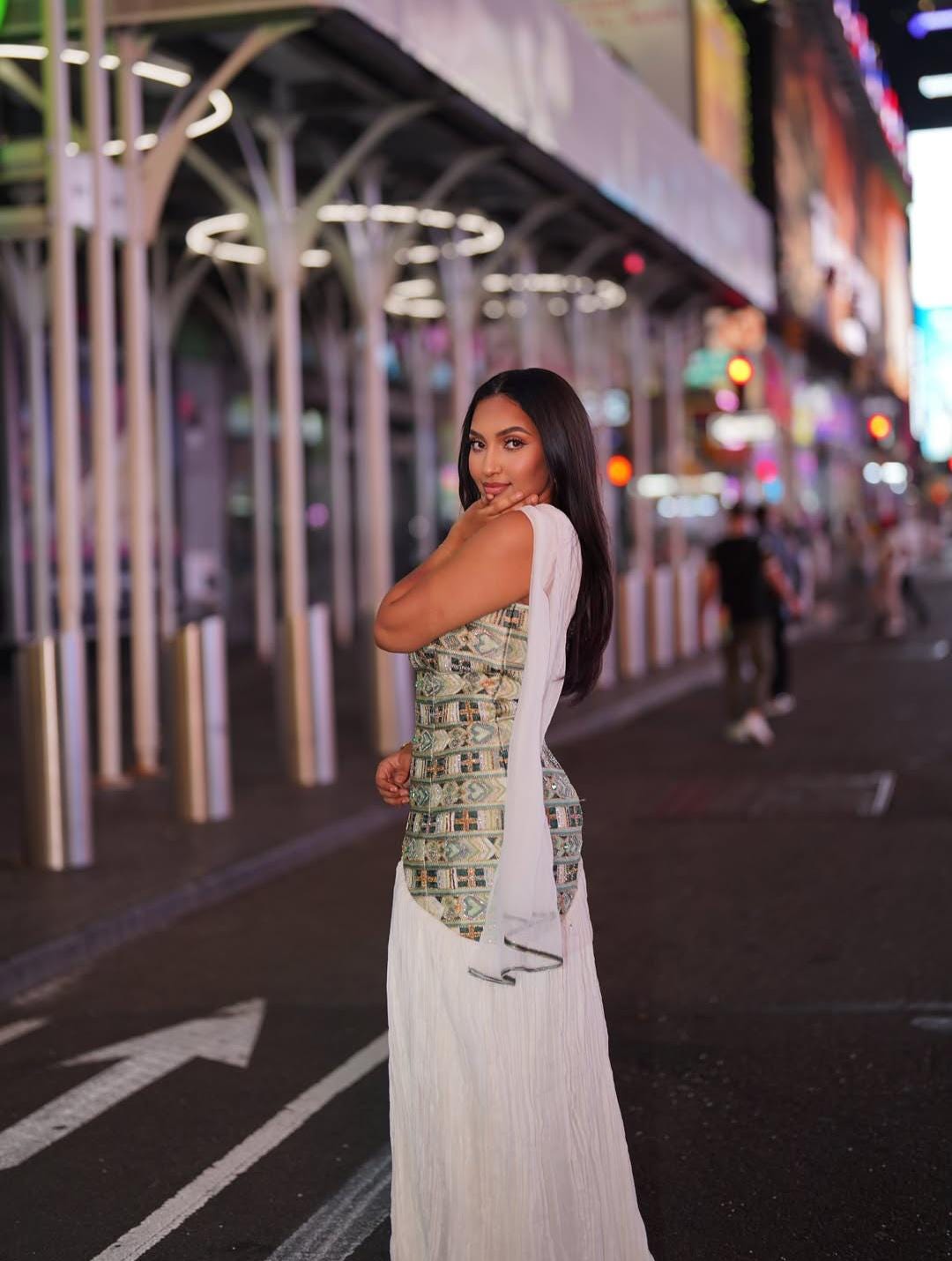 Modern Habesha Dress With Unique Pattern - Handwoven Ethiopian Kemis - Etsy