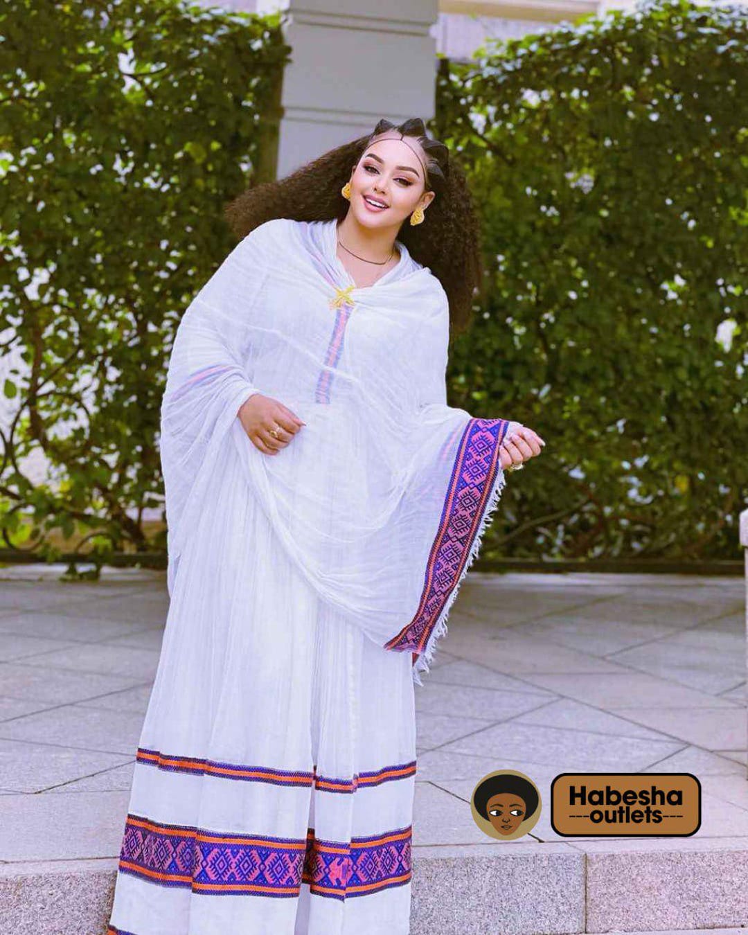 Elegant Ethiopian & Eritrean Habesha Dress | Traditional Handwoven ...