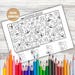 I Spy Coffee Shop Coloring Mat: Kids Activity, Cafe Printable (digital ...