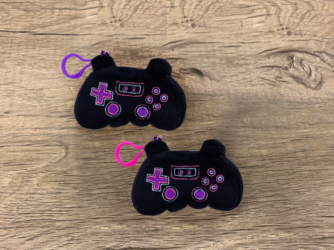 Gamer Plush/ Video Game Controller Plush Backpack Clip. Holiday Gift ...