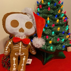 12" Gingerdead Man Skeleton Plush. Halloween/ Christmas/ Creepmas Plush ...