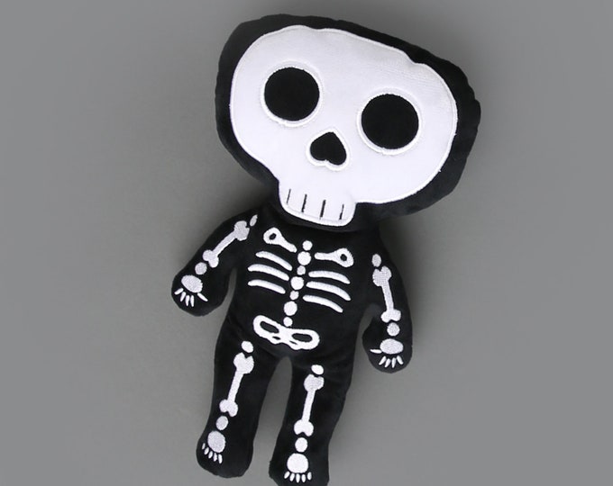 X-ray the Skeleton Plush Bat Plushie Halloween Goth - Etsy