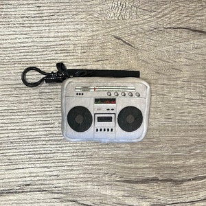 Boombox Radio Music Themed Plush Backpack Clip. Holiday Gift. Free ...