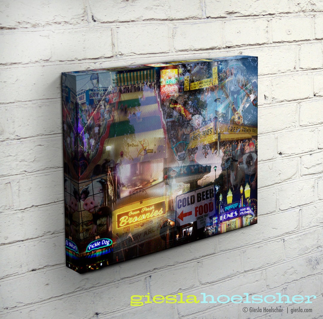 Minnesota State Fair Collage Canvas - "the Great Minnesota Get-together ...