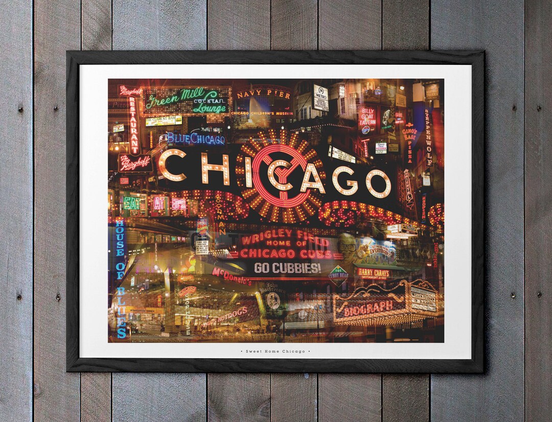 Sweet Home Chicago 22 X 28 Poster - Chicago, IL *overstock Clearance ...