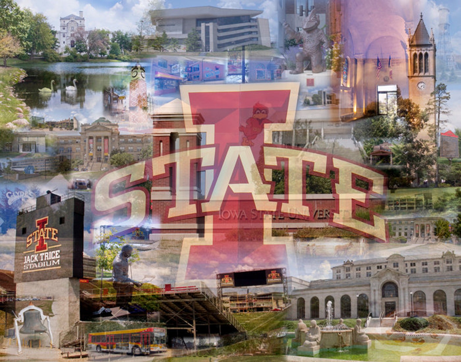 Cy's Nest 5 X 7 Greeting Card Iowa State University | Etsy