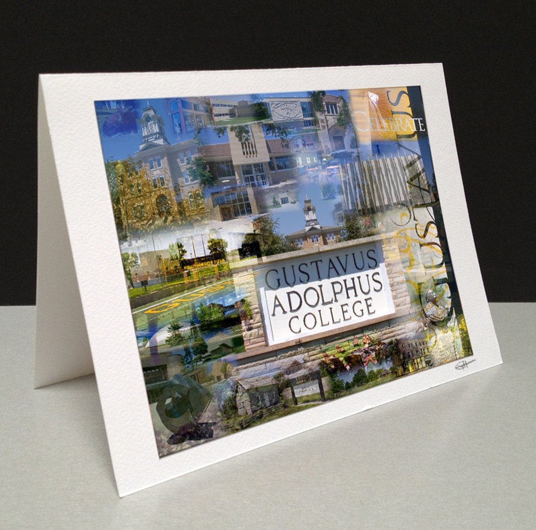 Gustavus Adolphus College 5 X 7 Greeting Card - "on the Hill" - Etsy
