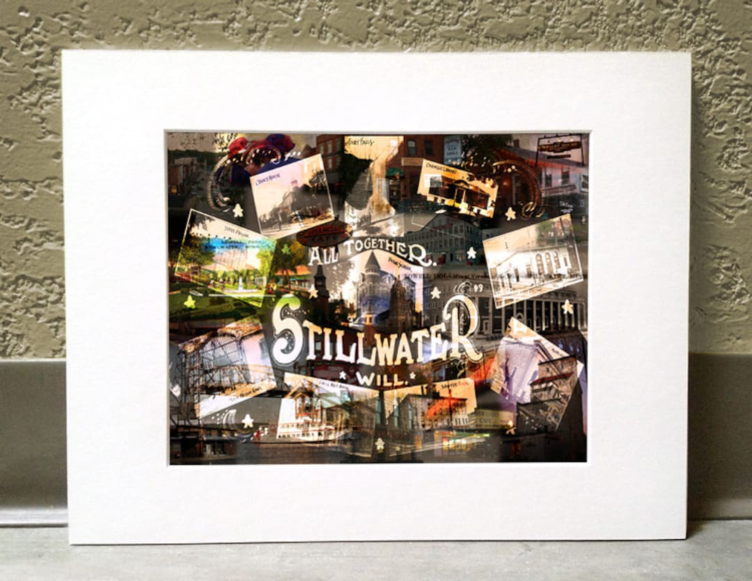 Stillwater Minnesota 11 X 14 Matted Print - "the Birthplace of ...