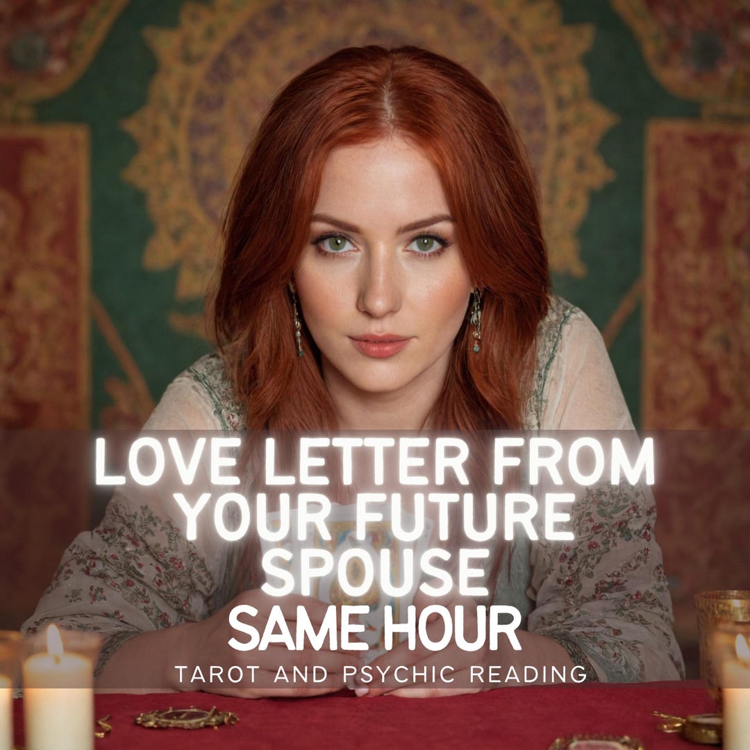 DETAILED Love Letter From Your Future Spouse SAME HOUR Reading, Future ...