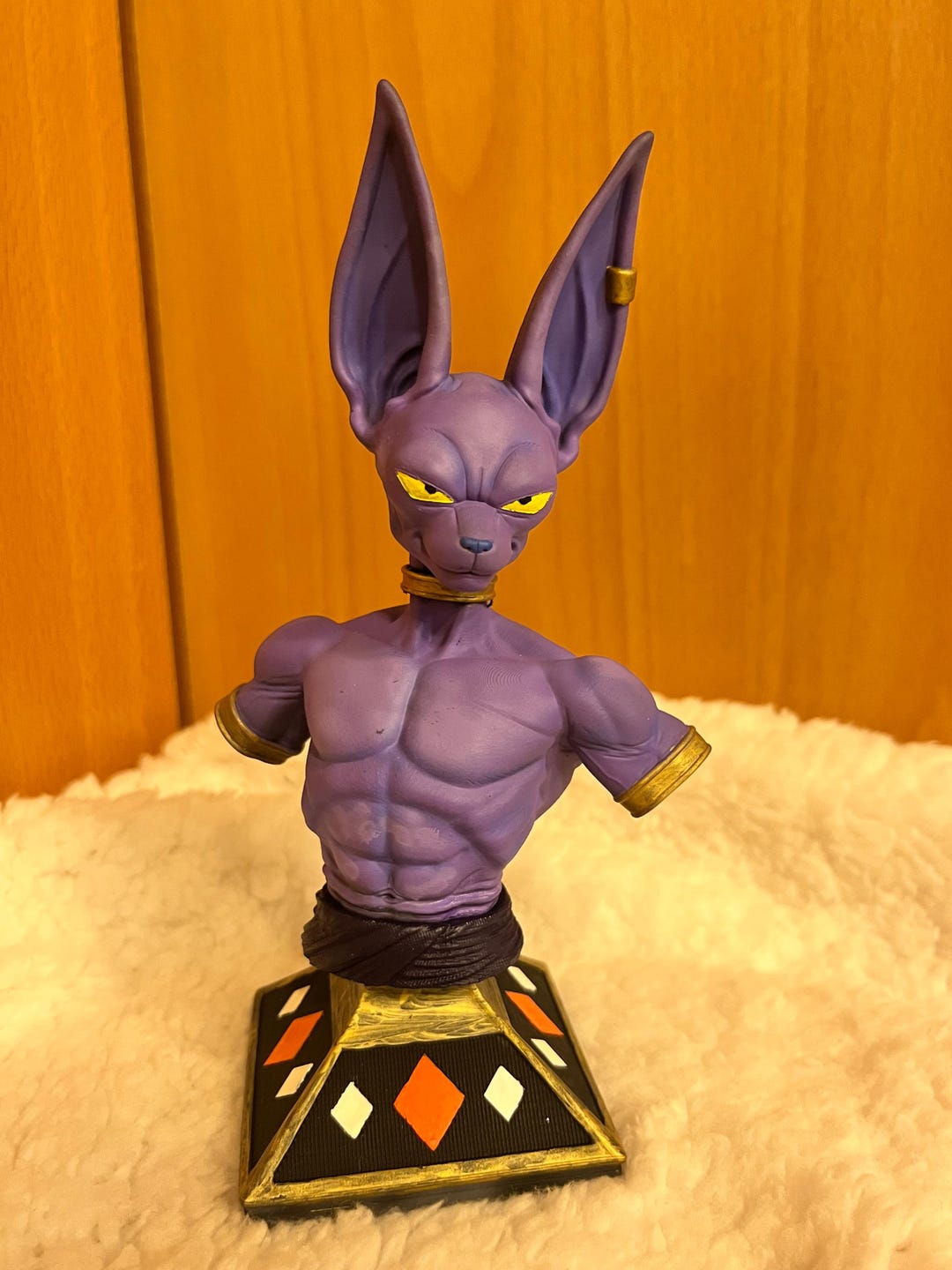 Dragon Ball 3D Printed Resin Figurine Beerus Character Personalized ...