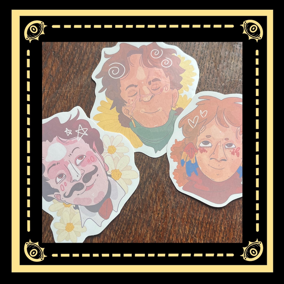 The Buttercups Stickers - Handmade Hermitcraft Stickers - Grian Scar ...