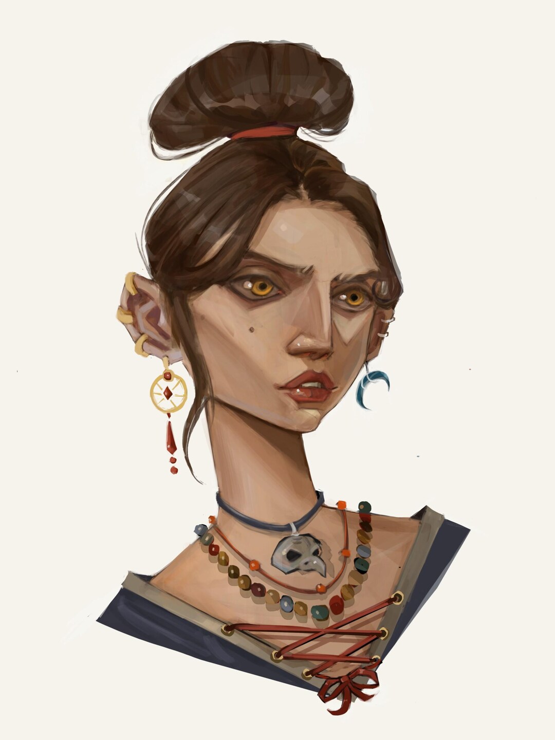 Custom Character Design Comission . Personalized Art , Dnd, Character ...