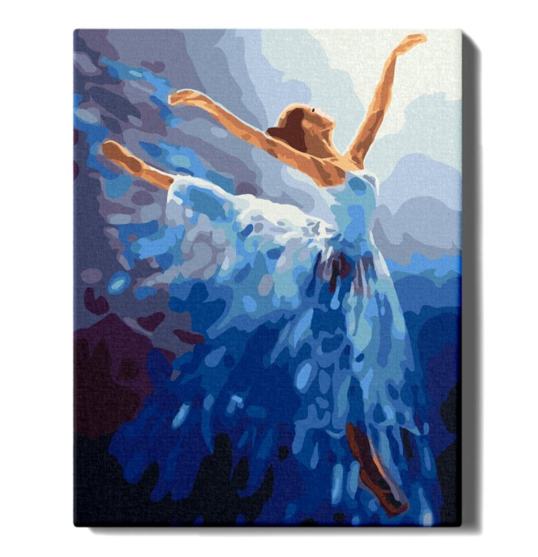 Paint by Numbers Kit Ballet Dancer Paint by Numbers Kit on a FRAME ...
