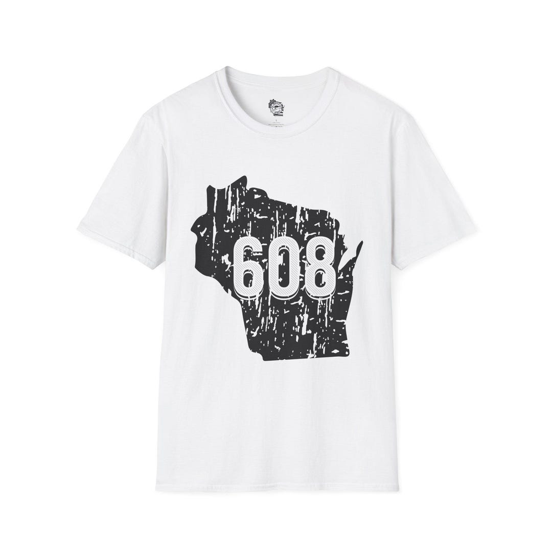 Wisconsin Area Code 608 T-shirt State Pride Tee, Home State Shirt ...