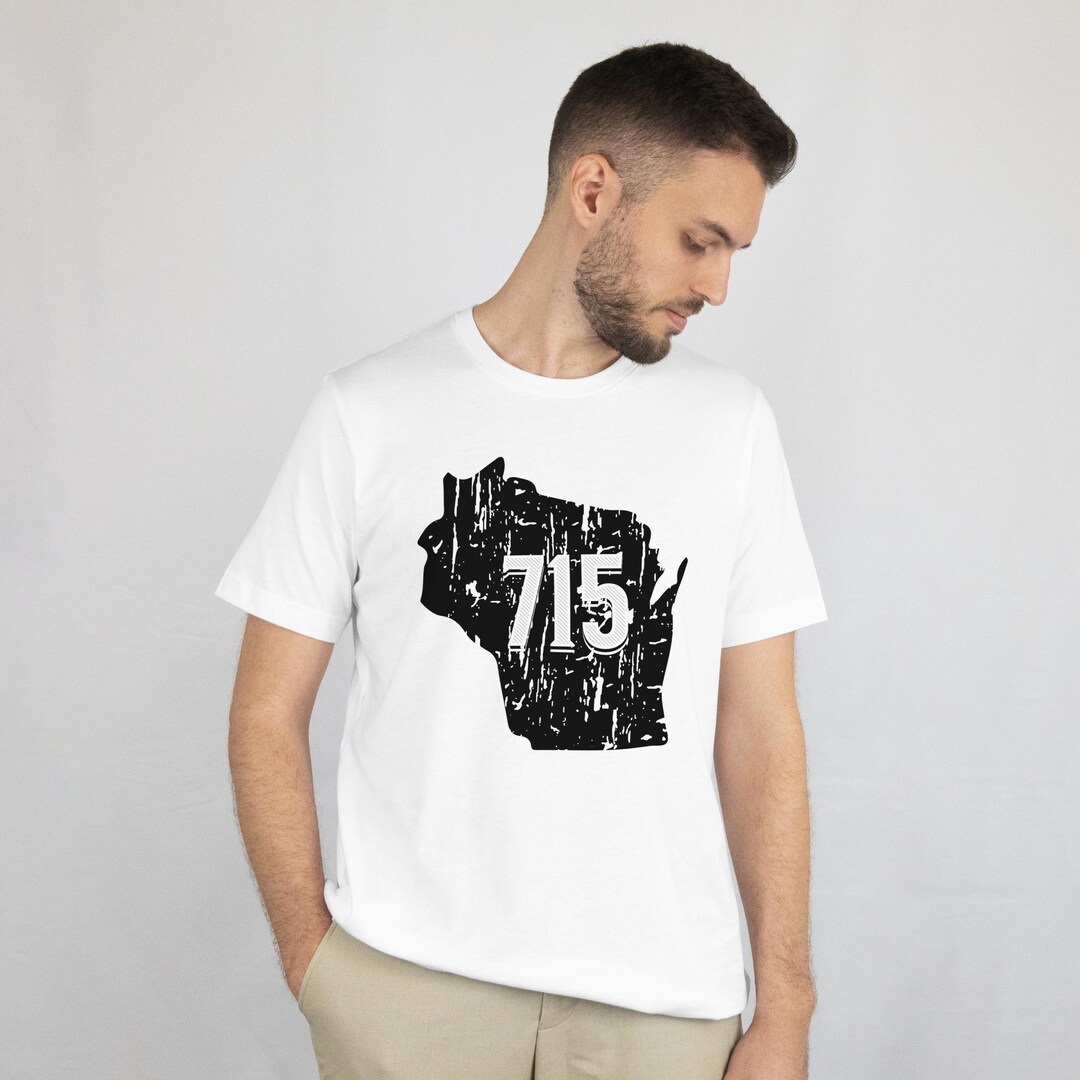 Wisconsin Area Code 715 T-shirt, Pride Tee, Unisex Top, Softstyle Shirt ...