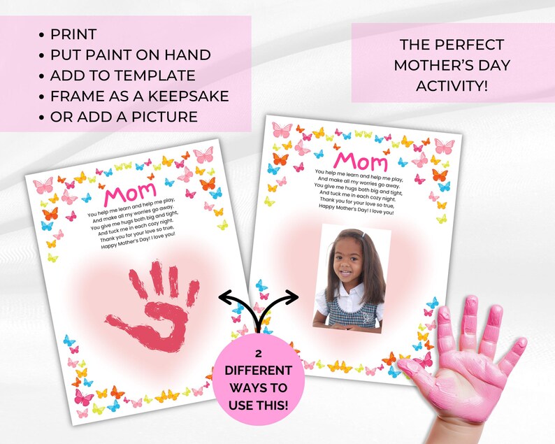 Mom Mother’s Day Poem Printable From Toddler Preschool Mother's Day ...