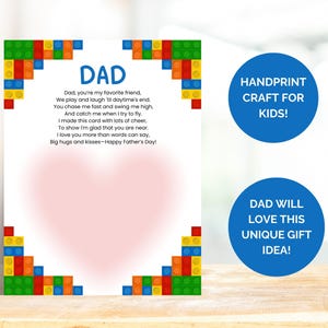 Dad Father’s Day Poem Printable From Toddler Preschool Father's Day ...