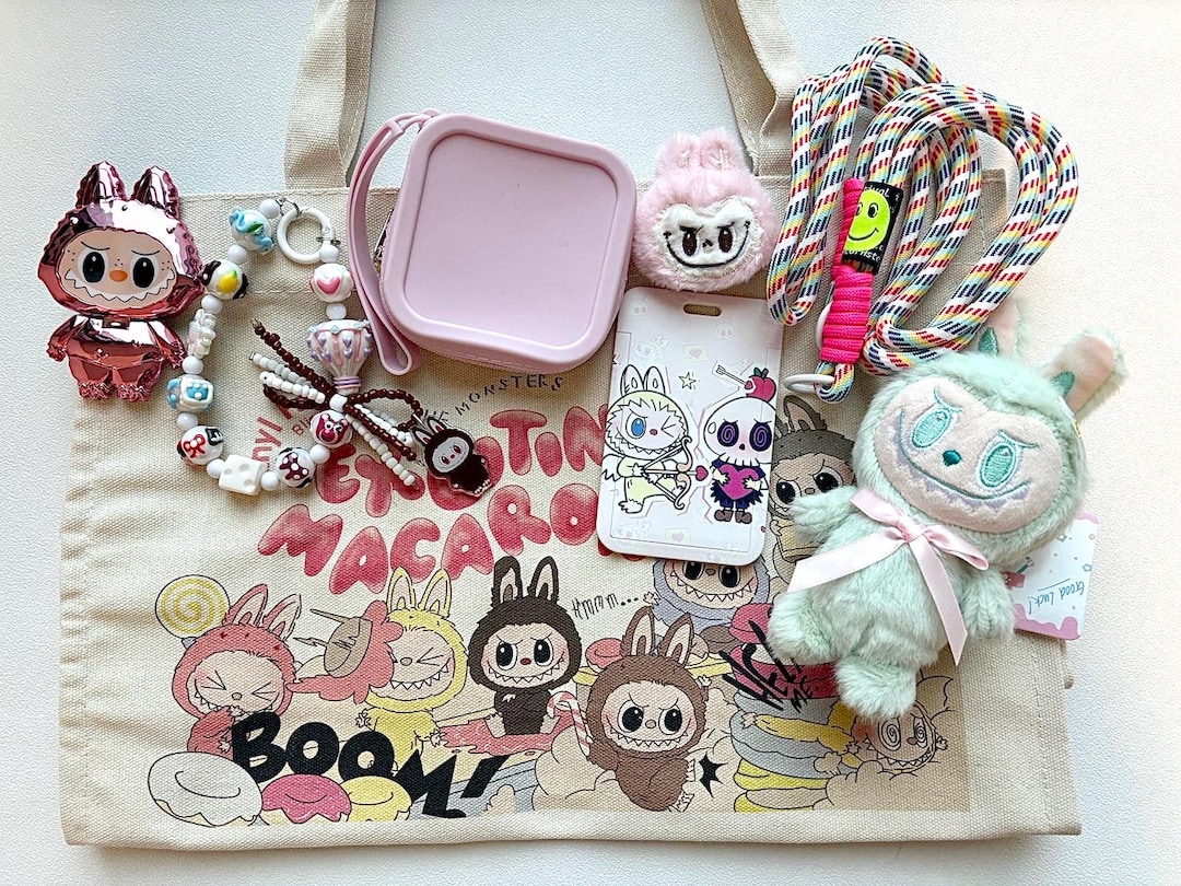 Labubu Gift Set Labubu Bundle Cute Labubu Plush Labubu Bag Labubu Card ...