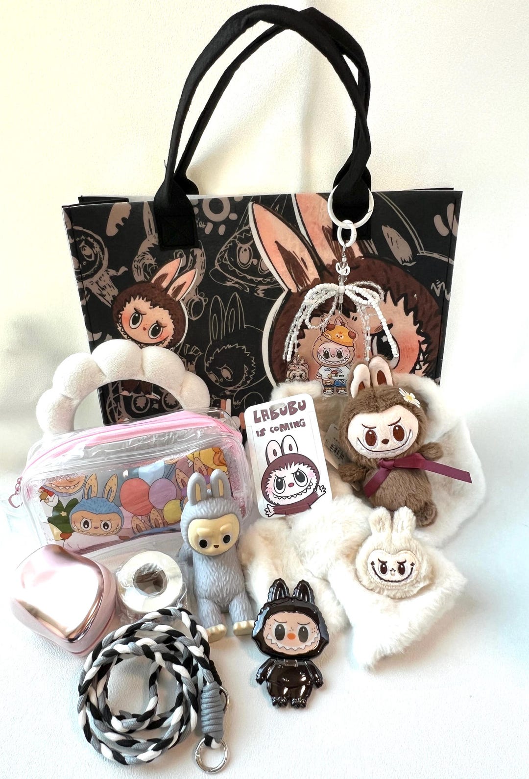 Labubu Gift Set Labubu Bundle Cute Labubu Plush Labubu Bag Labubu Card ...
