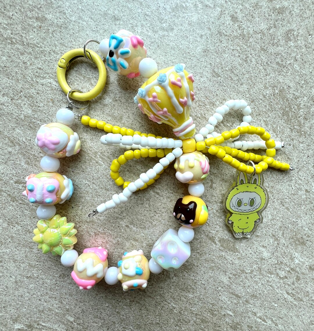 Labubu Phone Charm Labubu Phone Chain Labubu Phone Wristlet Labubu Bag ...