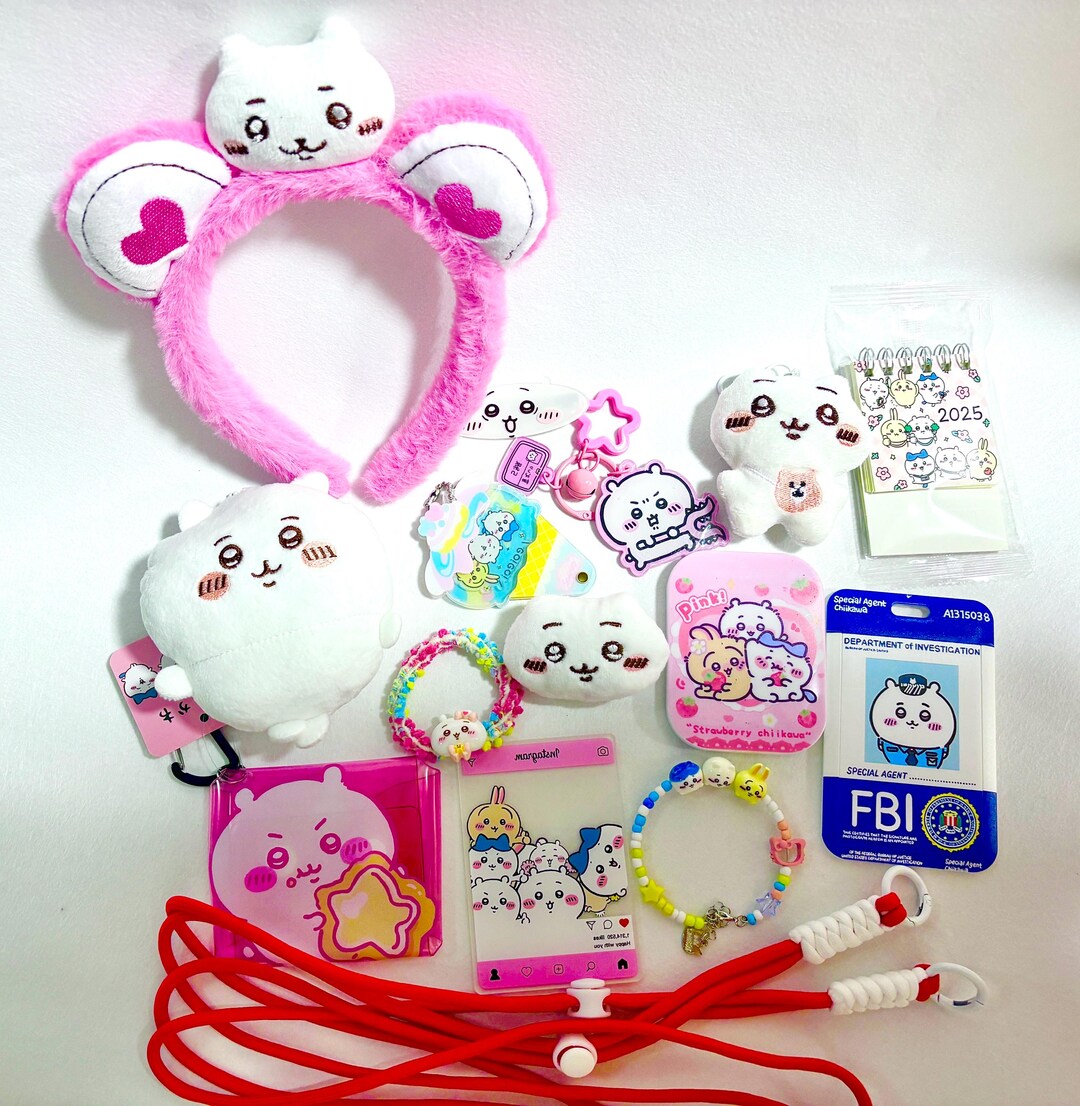 Chiikawa Bundle Hachiware Momonga Usagi Bundle Chiikawa Gift Set Cute ...
