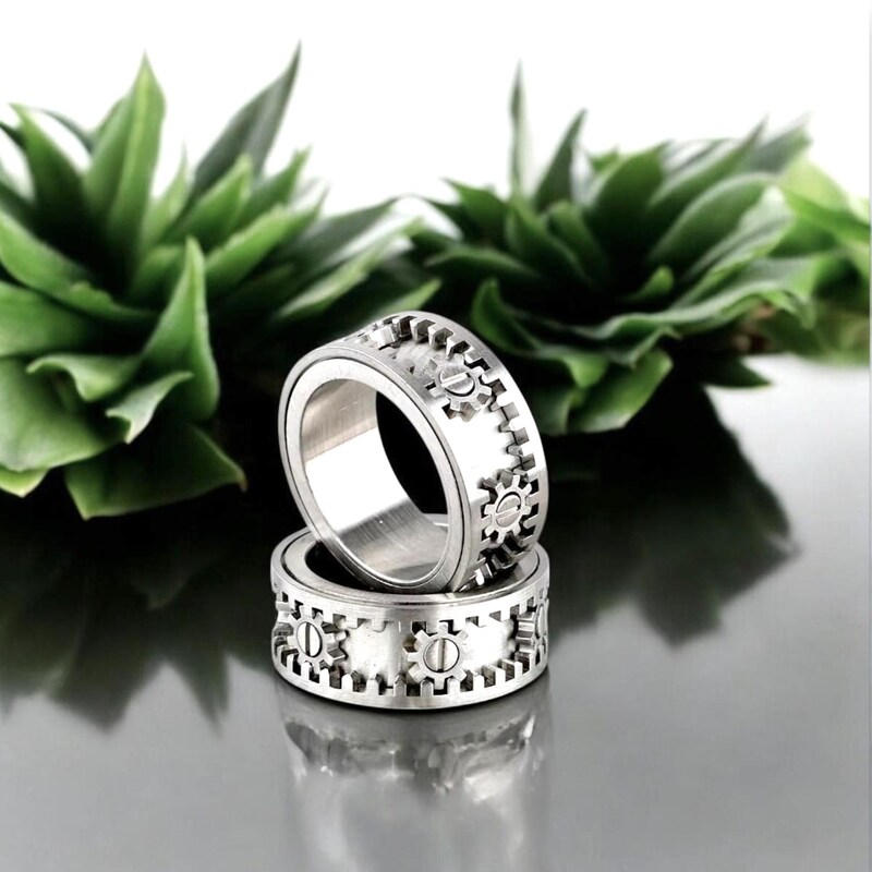 Mechanical Ring - Etsy