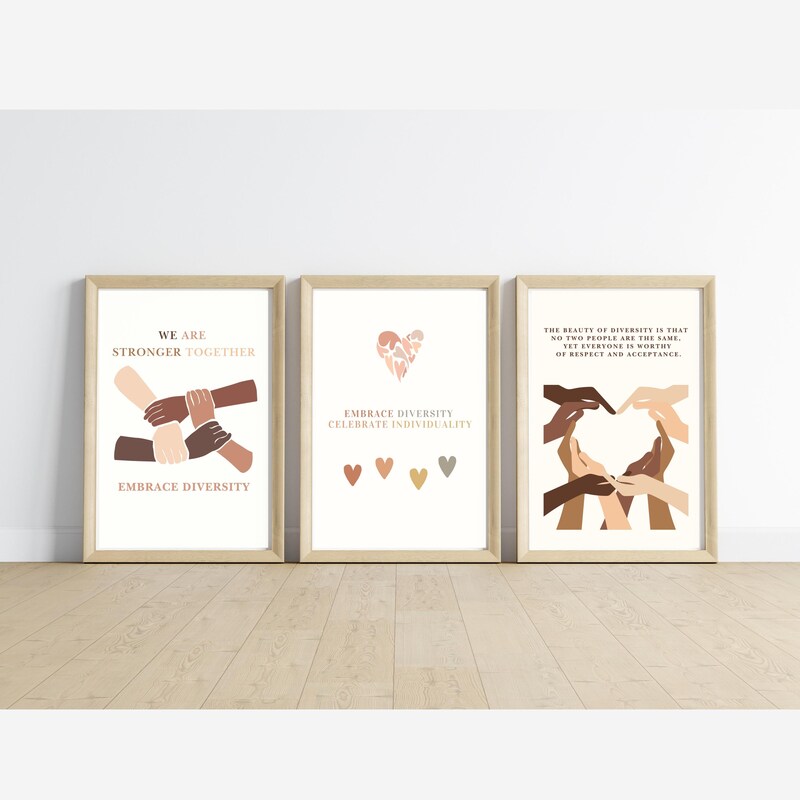 Anti Racism Posters - Etsy UK