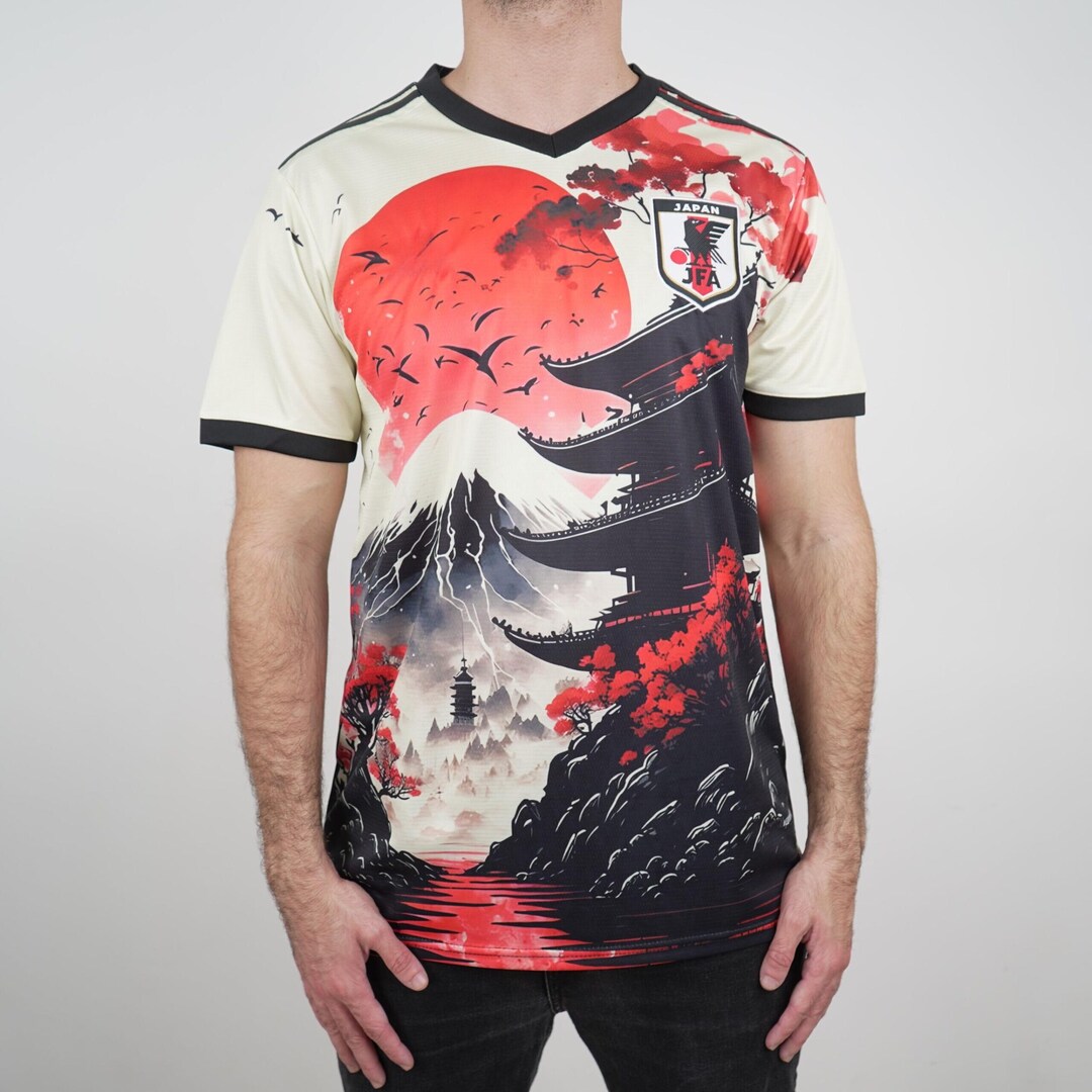 Japan Temple Jersey-japan Embroidered Jersey-football Jersey- Soccer ...