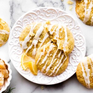 Lemon Ginger Cookies With Lemon Glaze (18) - Etsy