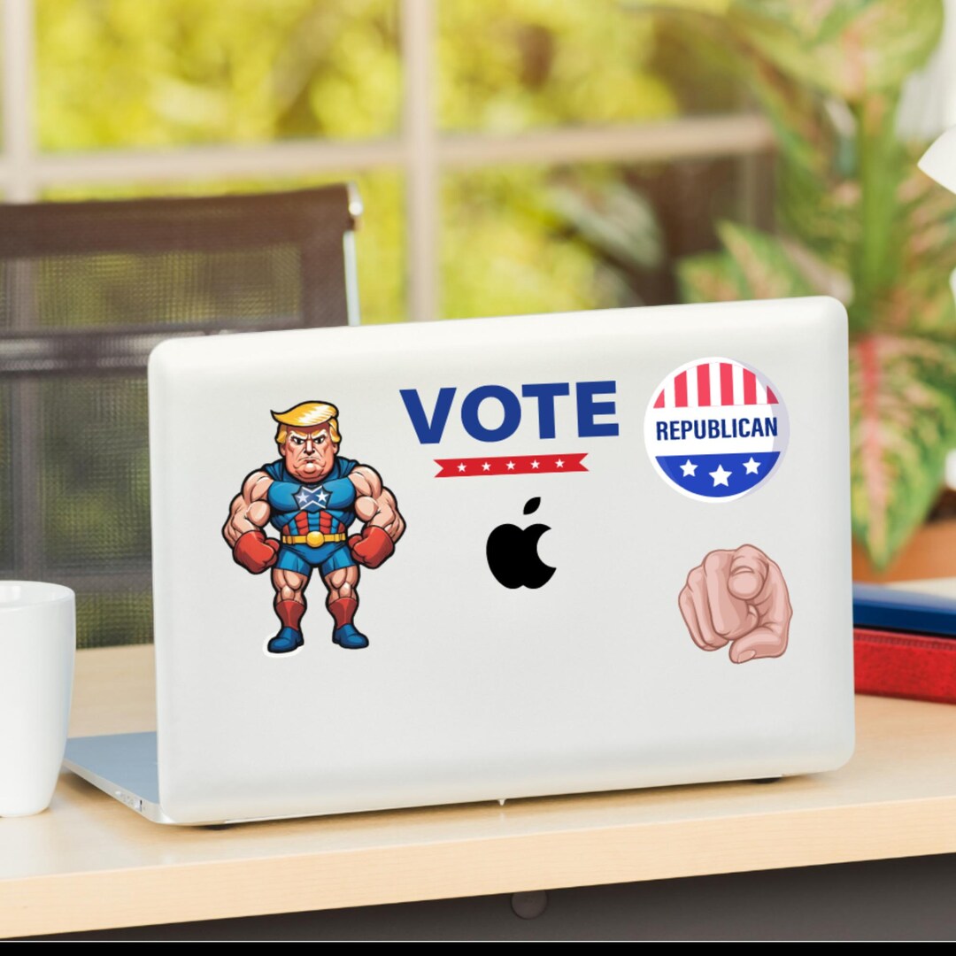 Superman Donald Trump Sticker Republican, American, Patriot, Political ...