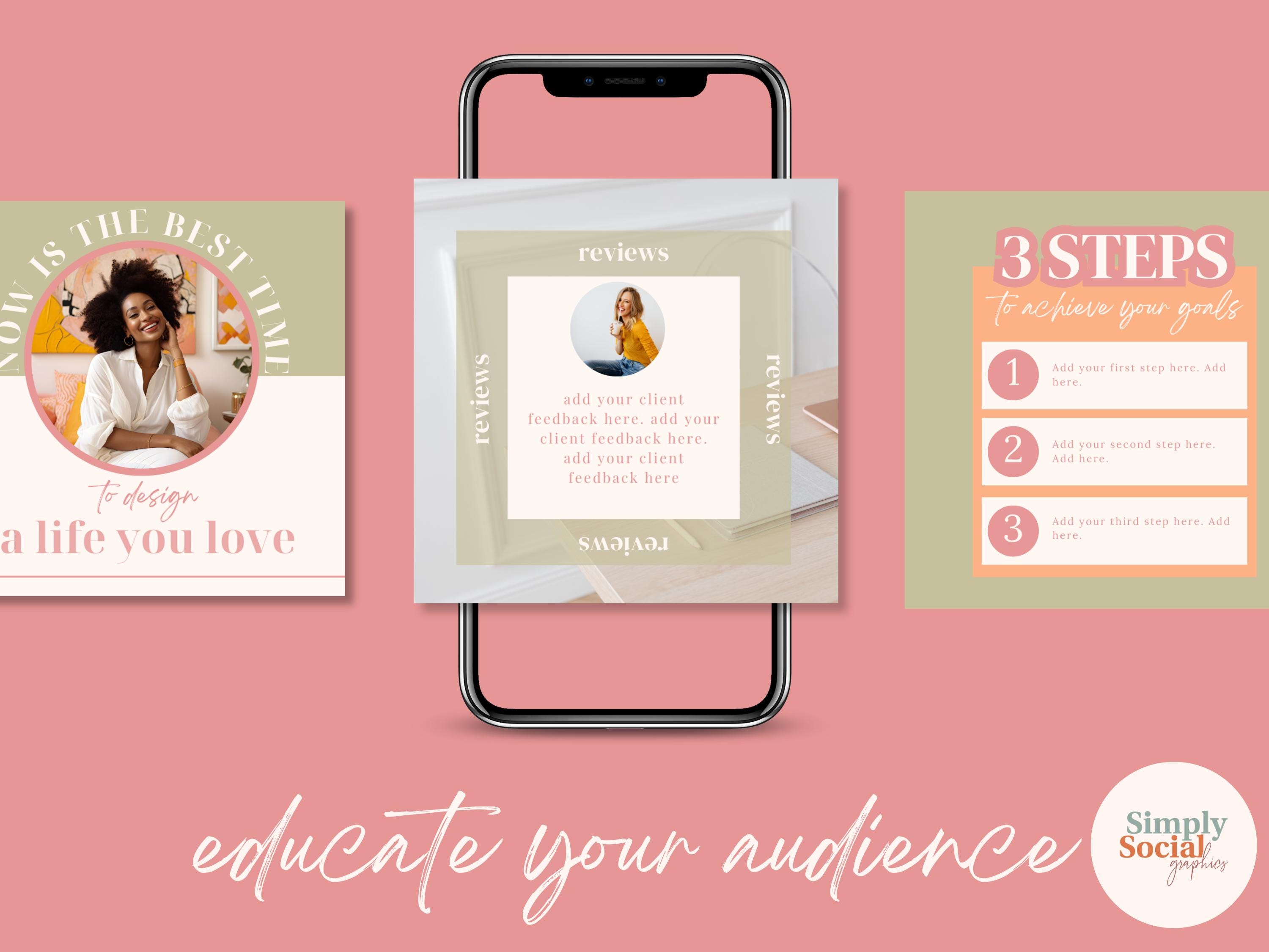 250 Bright Creative Instagram Post Templates Bright Summer Instagram ...