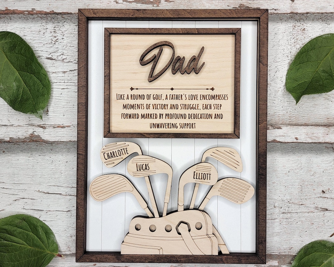 Personalized Golf Sign, Father’s Day Gifts, Gifts for Him, Golfer Signs ...