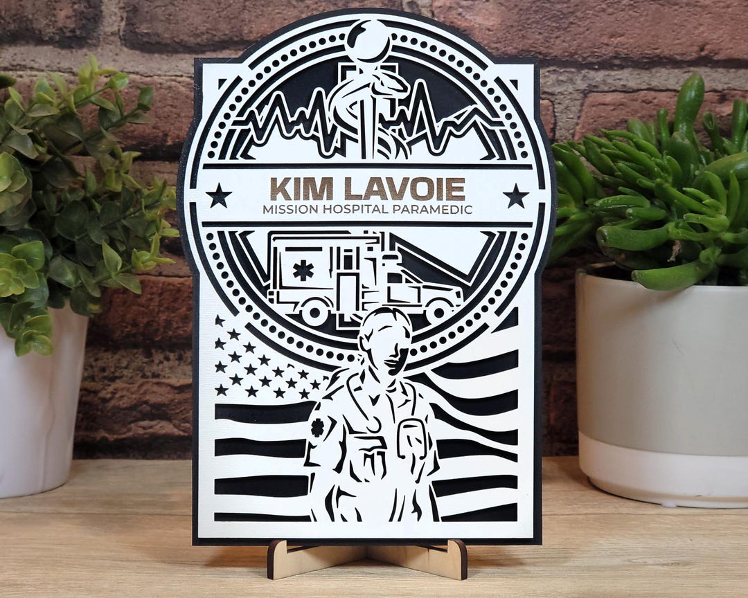 Personalized Paramedic Rescue Sign, Retirement Gifts for Paramedics ...