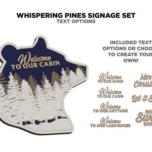 Rustic Woodland Animal Signs, Personalized Wooden Signs, Wall Art for ...