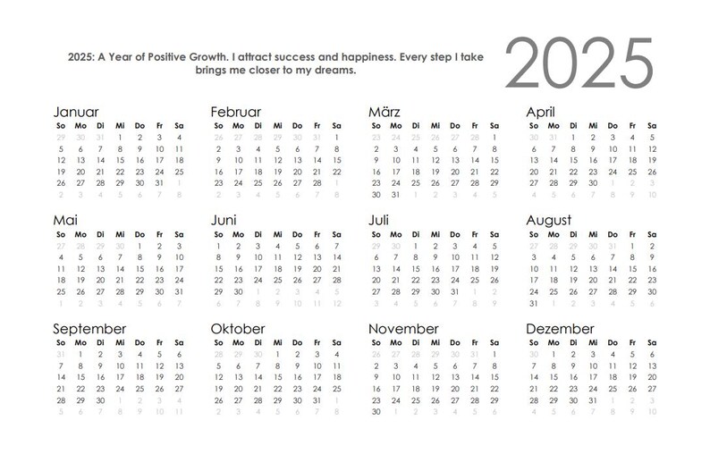 Practical 2025 Calendar as a Printable Sheet for Office, Study, or ...