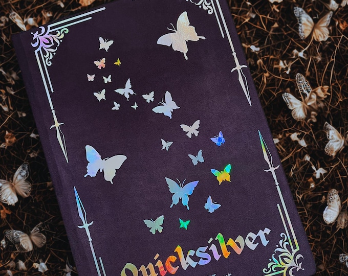 SIGNED 1st Edition Quicksilver by Callie Hart Custom Stencil Sprayed ...