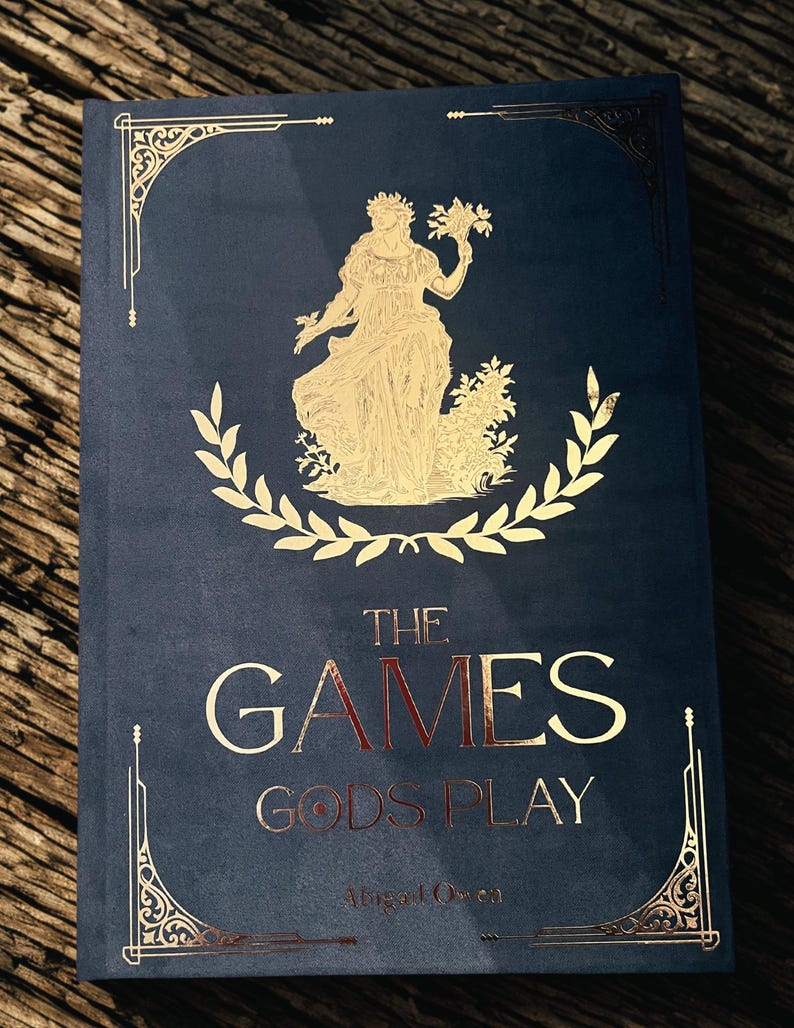 The Games Gods Play by Abigail Owen - Custom Rebind - Etsy