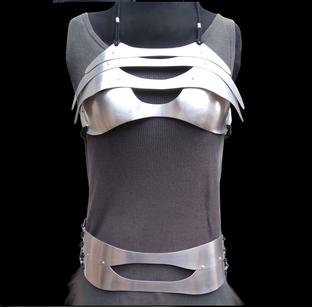 Metal Bra 30.212 A-B and Layered Metal Belt Set - Etsy