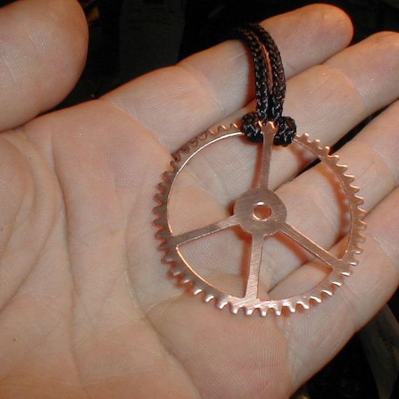 Steampunk Peace Sign Pendant | Etsy