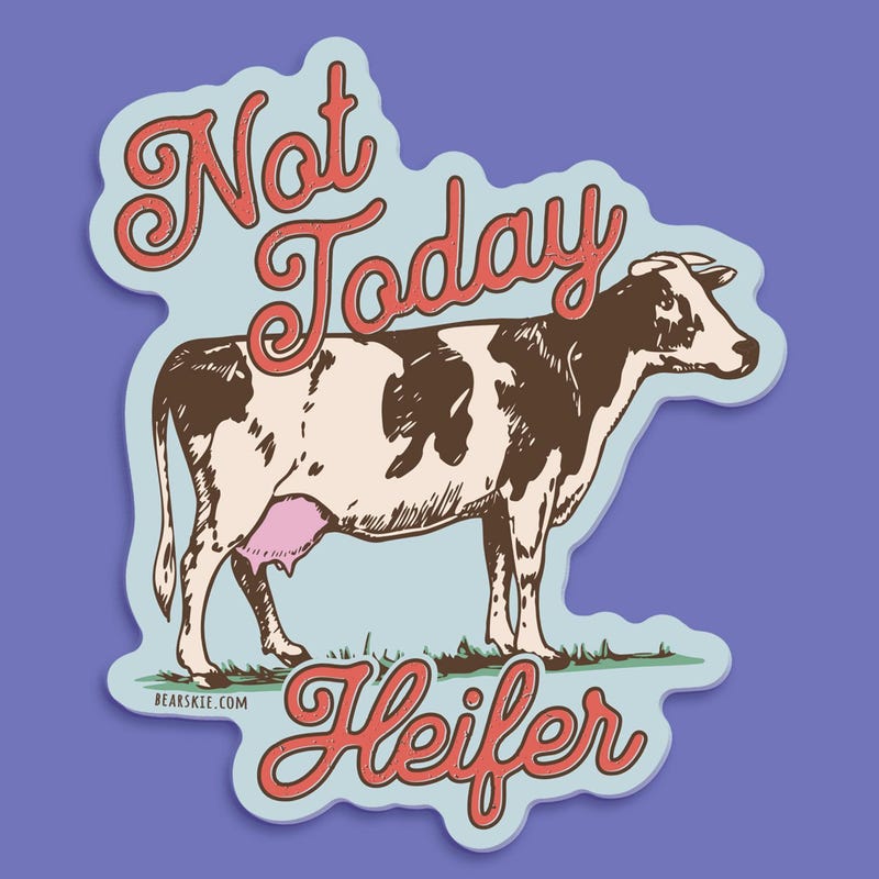 Heifer Decal - Etsy